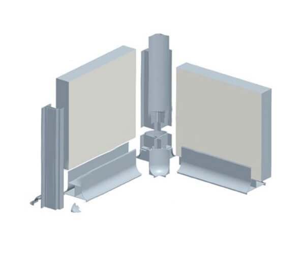 Aluminum Connection For Sandwich Panels - Yaning